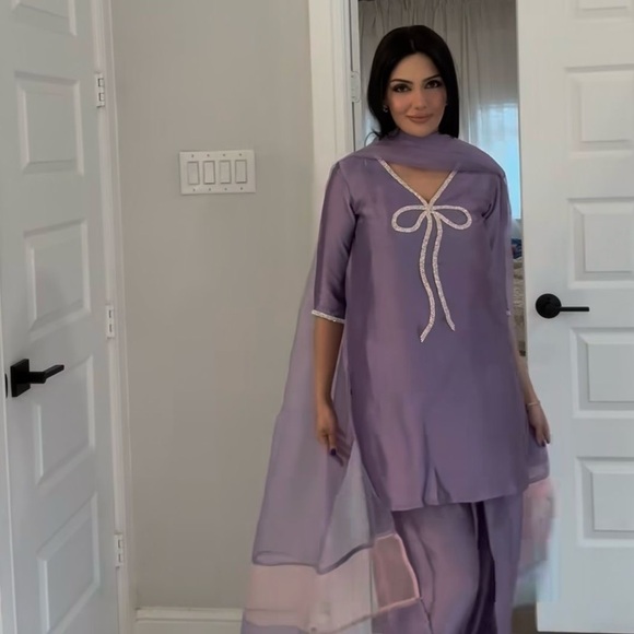 Dresses | Pure Sheesha Silk Farshi Shalwar Hand Embroidered Sizes And ...